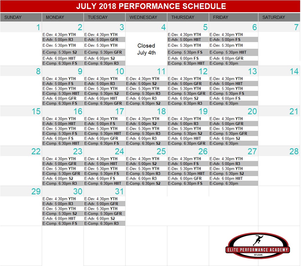 Elite Performance Training St. Louis