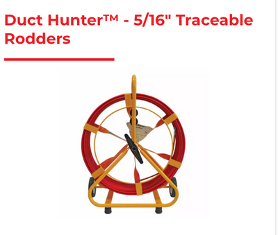 Duct Hunter Traceable Rodders - World's Best Locating Equipment