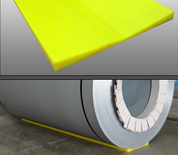 Polyurethane Floor Pads & Urethane Coil Saddles - Coil Storage Pads