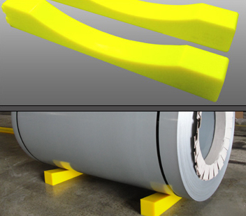 Polyurethane Floor Pads & Urethane Coil Saddles - Coil Storage Pads
