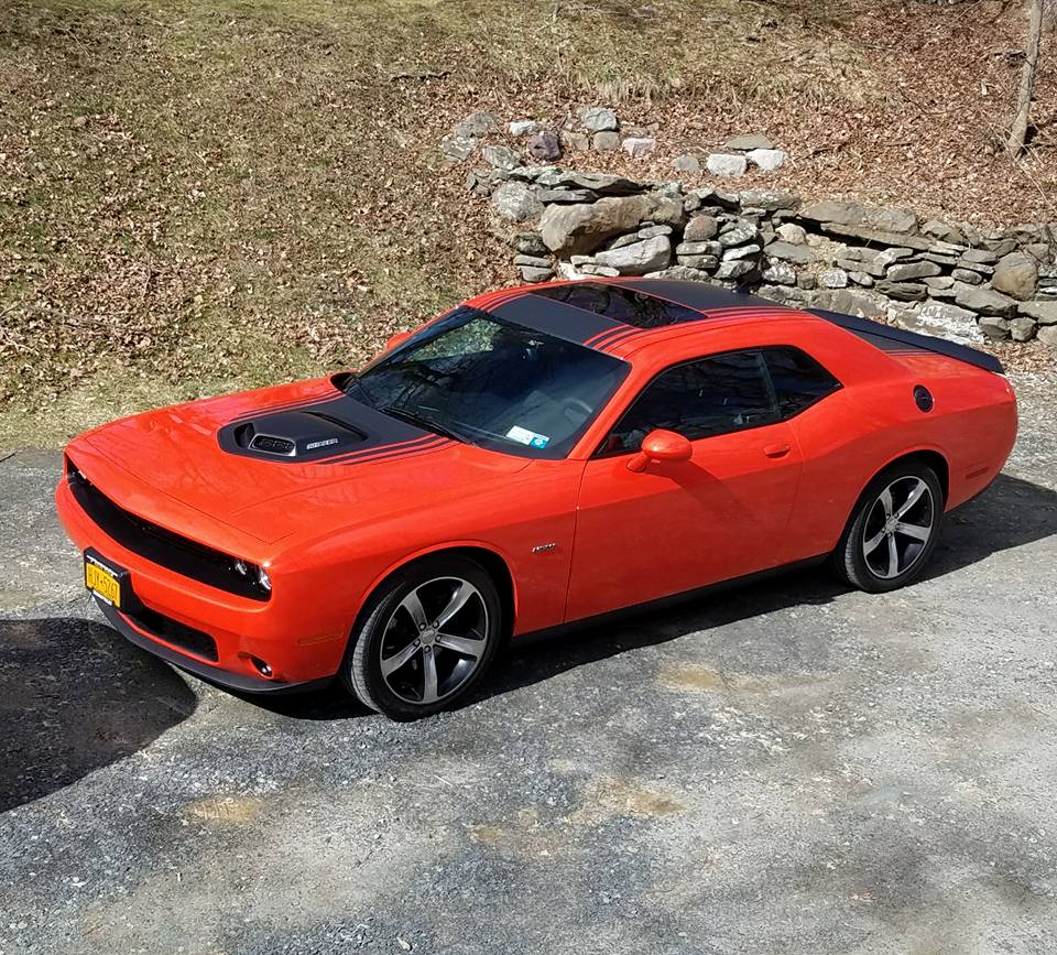 Cruisin' The Hudson Valley - 2016 Dodge Challenger Go Mango RT Shaker