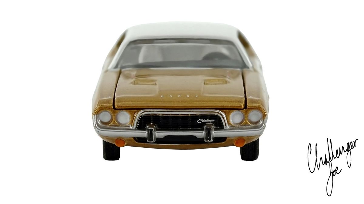 Auto World 1974 Dodge Challenger Rallye in Gold