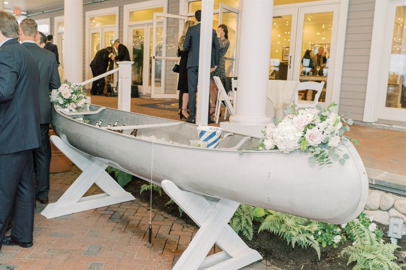 Beer canoe wedding | Honestweddingadvice.com