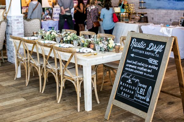 White Farm Table - Rustic Drift