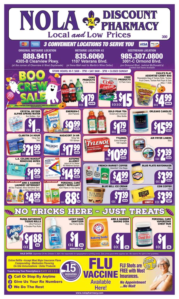 Sales & Specials - Nola Discount Pharmacy