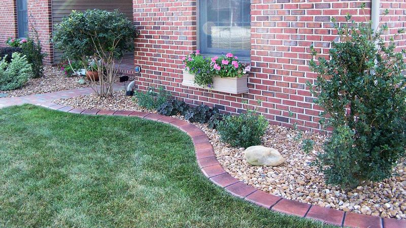 Concrete Yard Borders