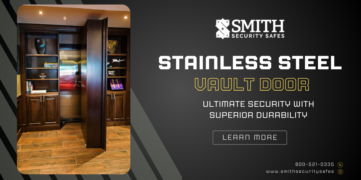 Stainless Steel Elite Vault Door - Smith Security Safes