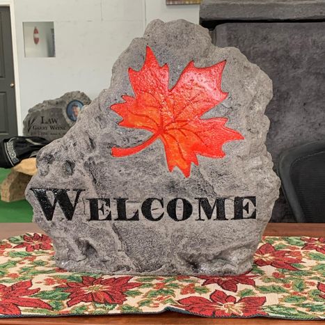 House number signs | address rocks | engraved landscape boulders ...