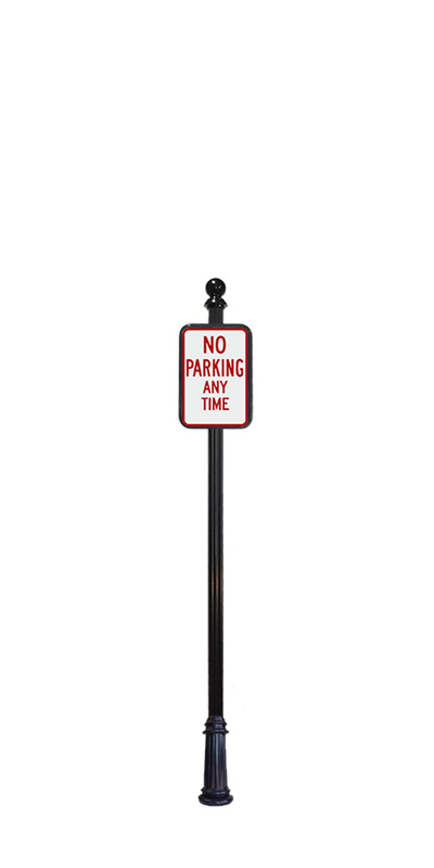 3" Decorative Street Sign Posts - Capital StreetScapes