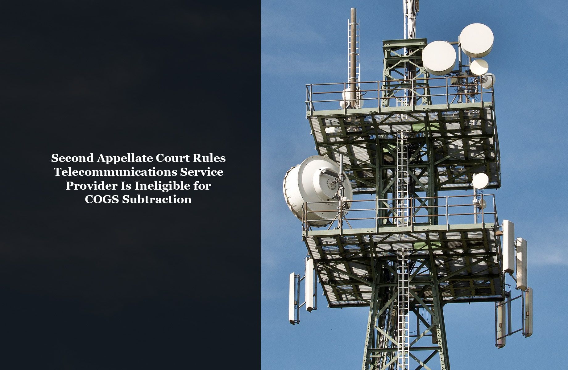 Metropolitan Telecommunications v. Hegar: Second Appellate Court Rules ...