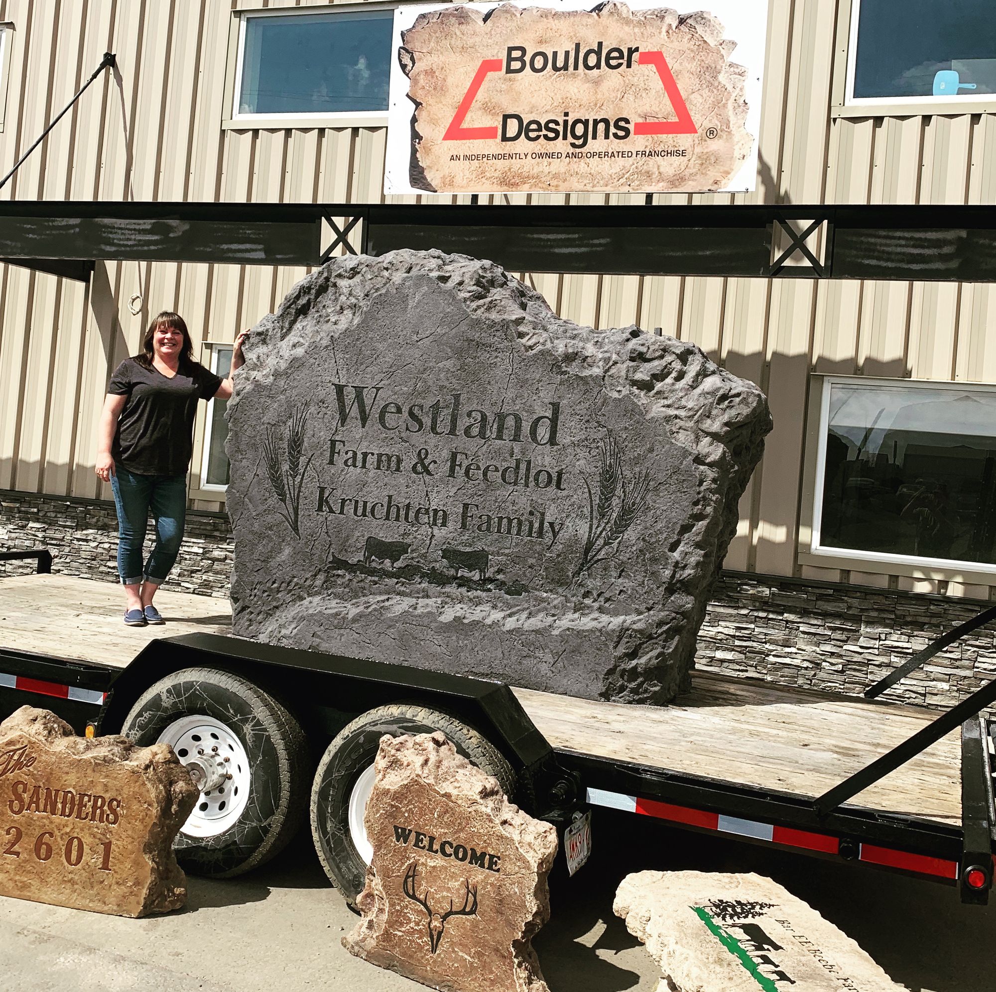Boulder Designs | Camrose Engraved Stone Signage & Memorial Stones ...
