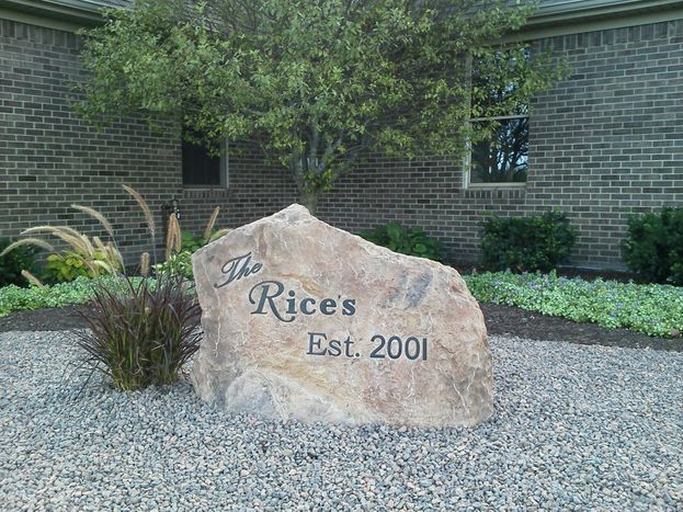 Boulder Designs | Camrose Residential Stone Signs & Landscaping ...