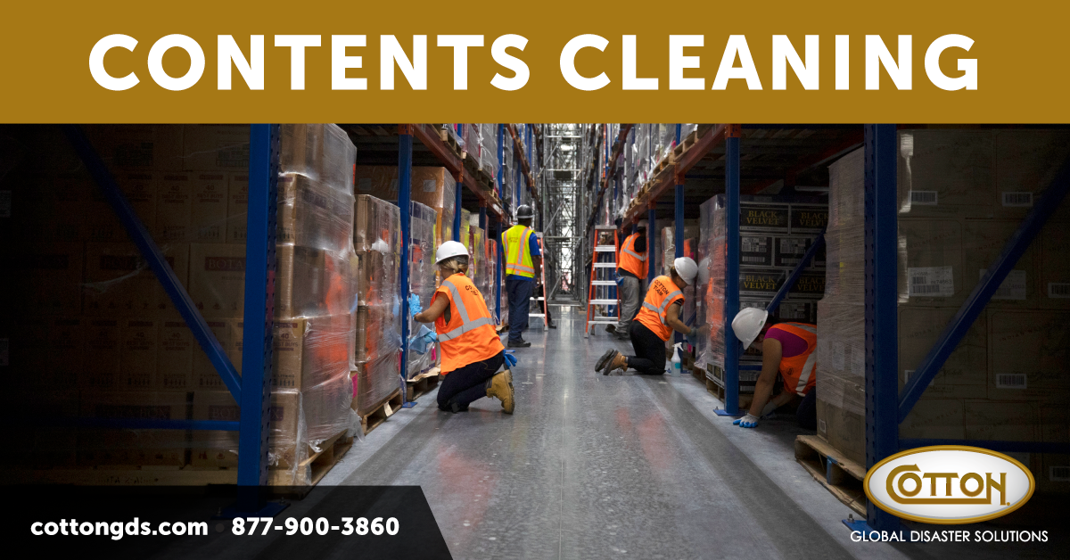 Commercial Content Restoration & Cleaning Services | Cotton GDS