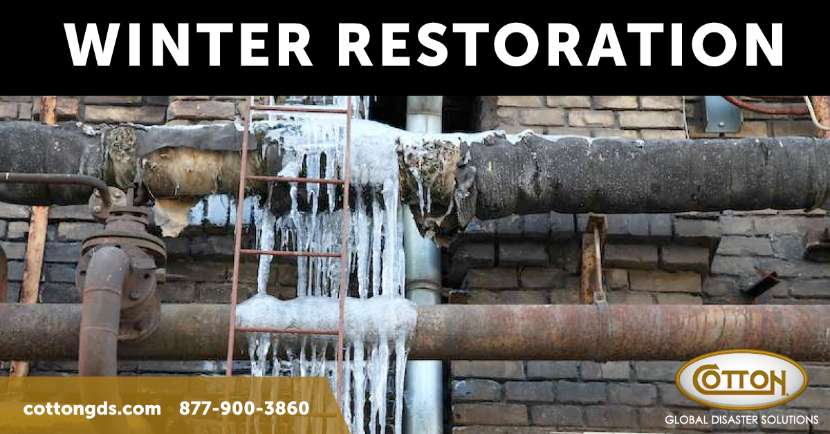 Commercial Winter Storm Damage Restoration & Repair | Cotton GDS