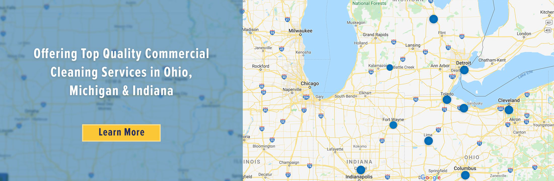 Commercial, Educational, Industrial & Medical Cleaning Services