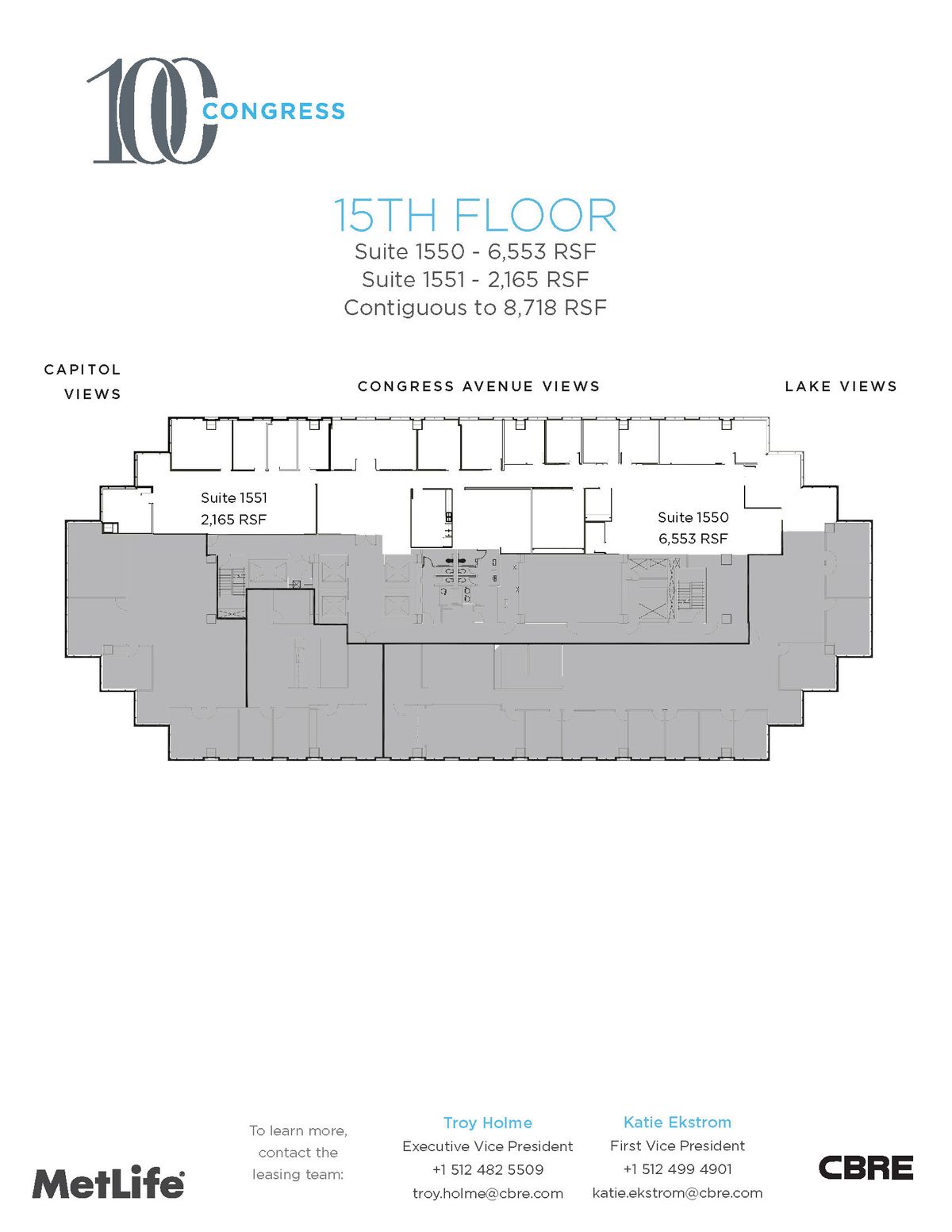 15th Floor - 100 Congress Ave